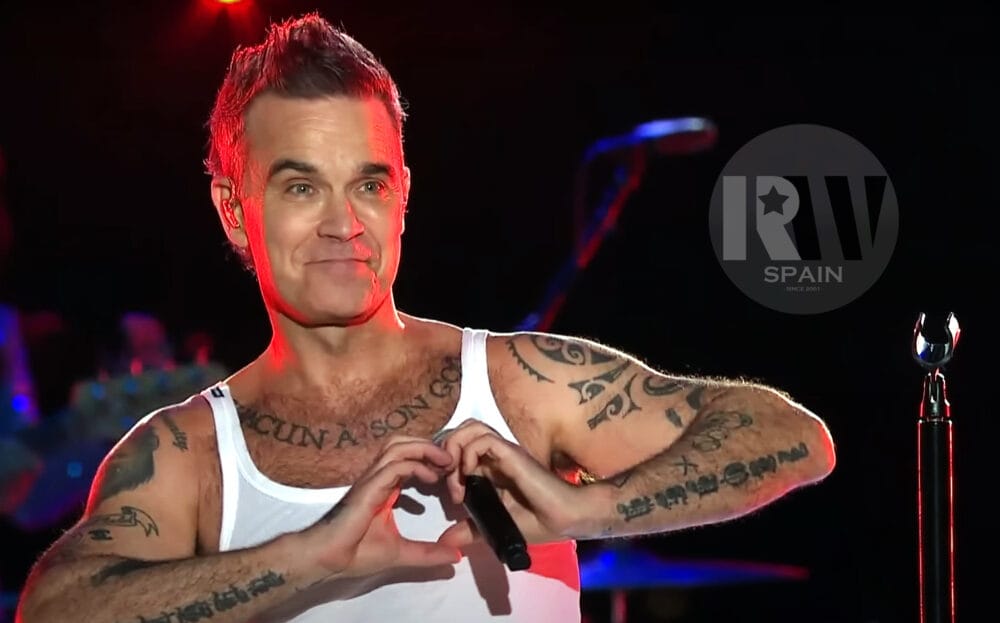 Robbie Williams da la bienvenida al 2025 - Robbie Williams SPAIN